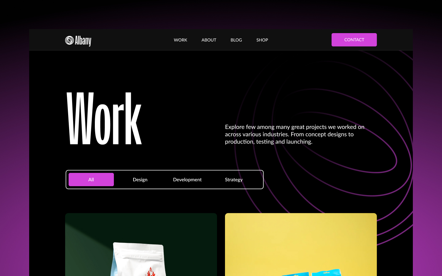 Albany - Agency Webflow Template | Wedoflow